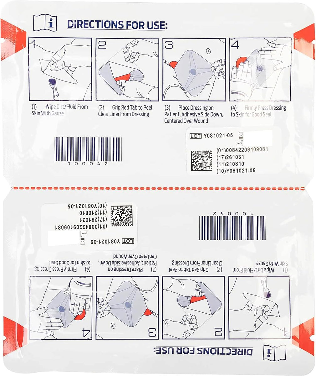 HyFin Vent Compact Chest Seal Twin Pack 10-0042 – First Care Concepts